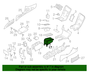2014-2018 Volvo Console Housing 39817815 | TascaParts.com