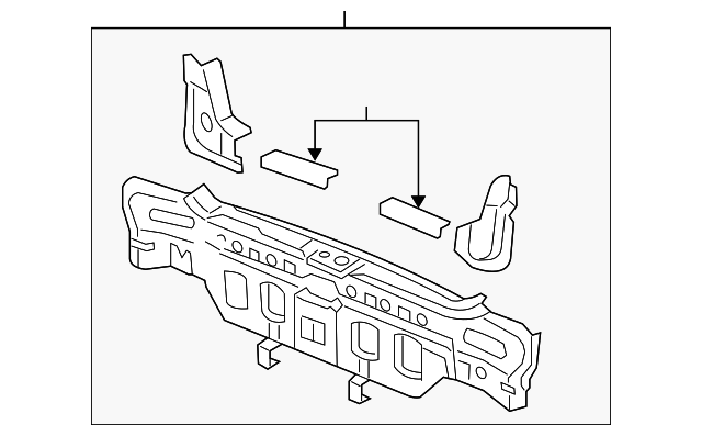 2004-2008 Acura TL Rear Body Panel 66100-SEP-A01ZZ | OEM Parts Online