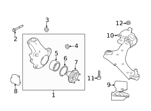2018-2020 Jaguar E-Pace Lower Control Arm J9C19215 | JaguarParts.com