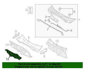 2017-2020 Kia Optima Insulator 84124-D4000 | OEM Parts Online