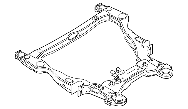 2013-2016 Lincoln MKS Engine Cradle DA5Z-5C145-C | TascaParts.com