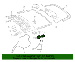 205-750-19-00-64 - Mounting Console Mercedes-Benz USA Parts