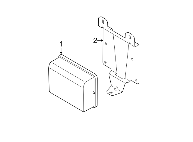 66-31-6-782-153 - Bracket f ACC 2010-2017 BMW | AutoNation Parts