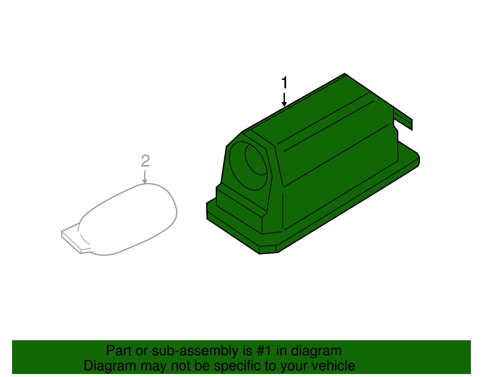 GN1Z-10038-A - License Panel 2018-2022 Ford EcoSport | Big 3 Auto Parts