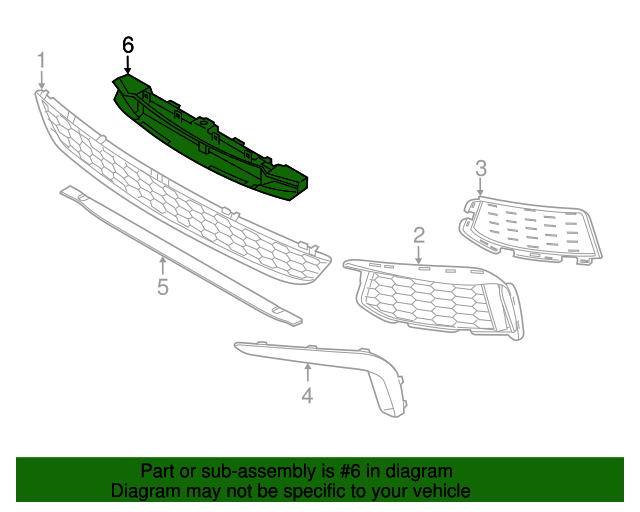 51137497285 - 2017-2022 BMW Radiator Shutter Assembly (51-13-7-497-285 ...