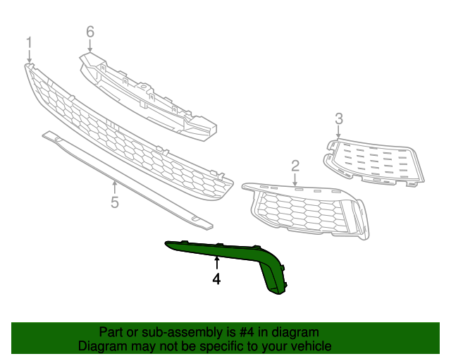 Genuine BMW 51-11-8-064-980 | M Performance Finish Molding (Gloss Black ...