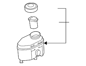 2000-2004 Toyota Reservoir Assembly 47220-0C010 | OEM Parts Online