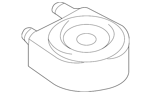 Genuine Oil Cooler for 2013-2014 Hyundai Veloster | Part# 26410-2B710 ...