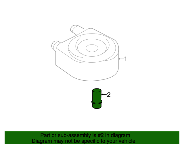 Genuine Engine Oil Filter Adapter Stud for 2014-2021 Hyundai | Part ...