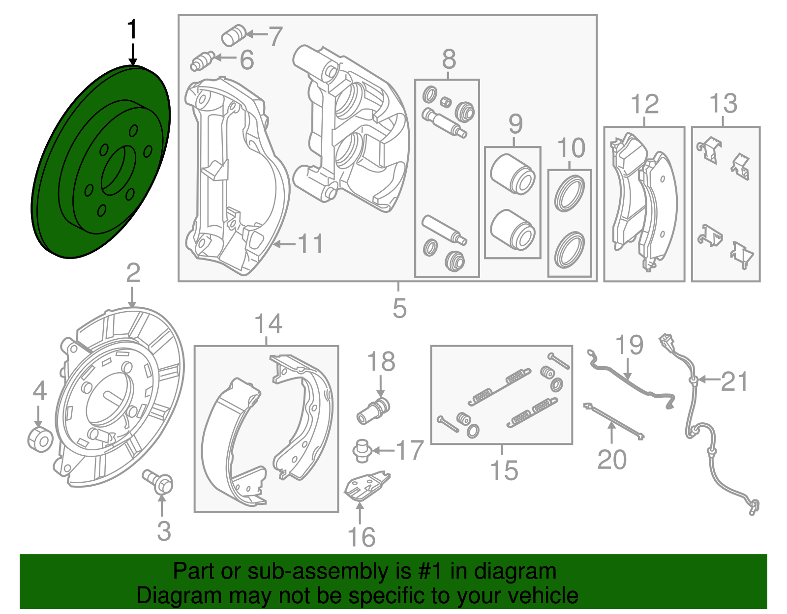 2017-2024 Nissan TITAN Value Advantage™ Rotor-Disc Brake, Rear D3206 ...
