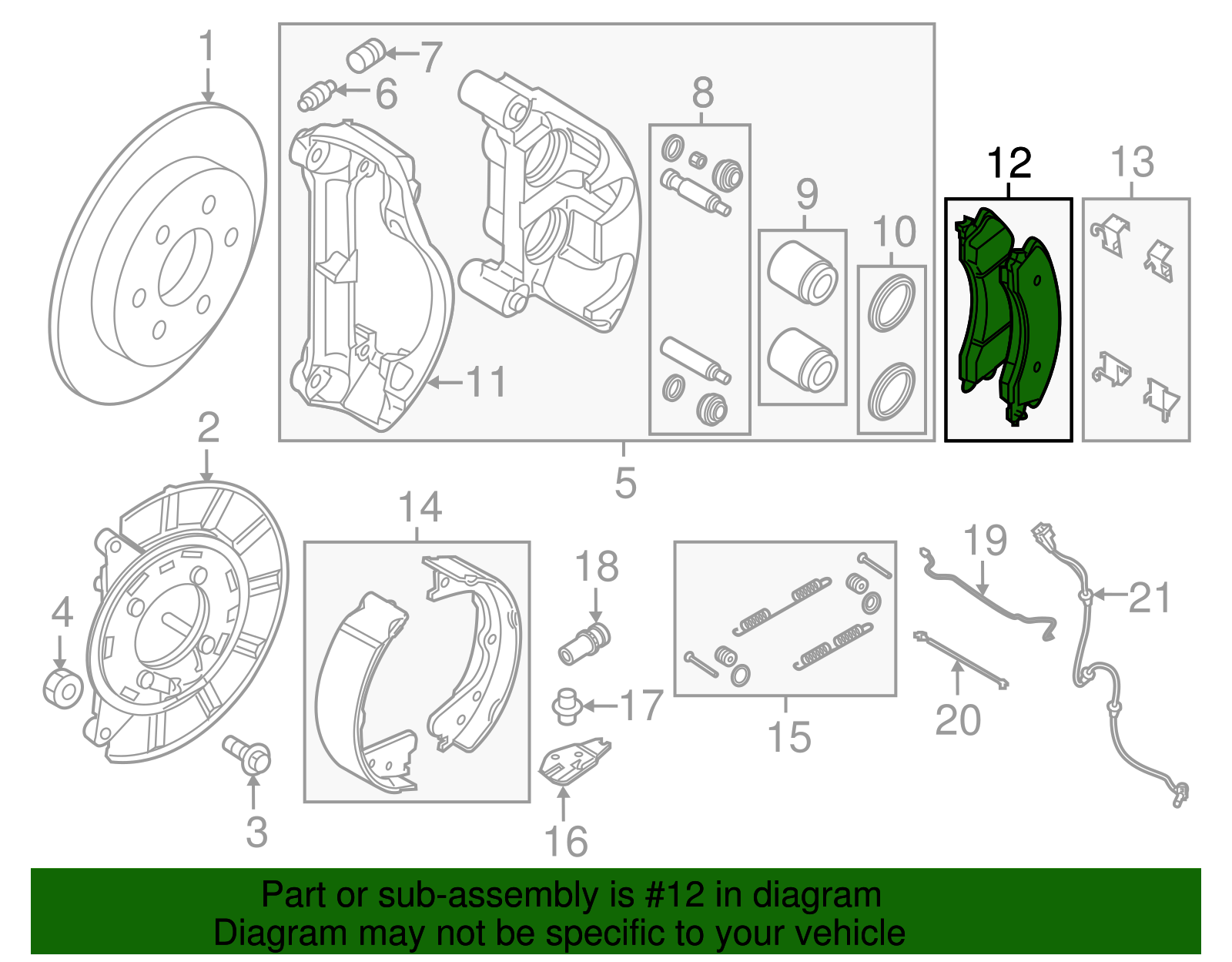D4060-9FV0D - Brake Pads 2020-2024 Nissan TITAN | Nissan Parts ...