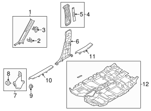 2017-2023 Mazda CX-5 Cowl Trim KB7W-68-370-02 | Mazda-Parts