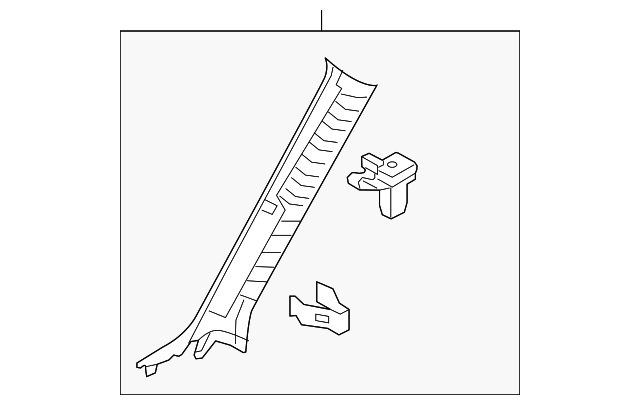 2017-2020 Mazda CX-5 Body A-Pillar Trim Panel - Passenger Side (RH ...