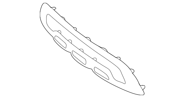 2020-2022 Mercedes-Benz Trim Cover Cover 253-885-01-02 | MB OEM Parts