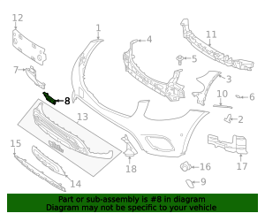 2020-2023 Mercedes-Benz Tow Eye Cap 253-885-45-06 | AutoNation Parts