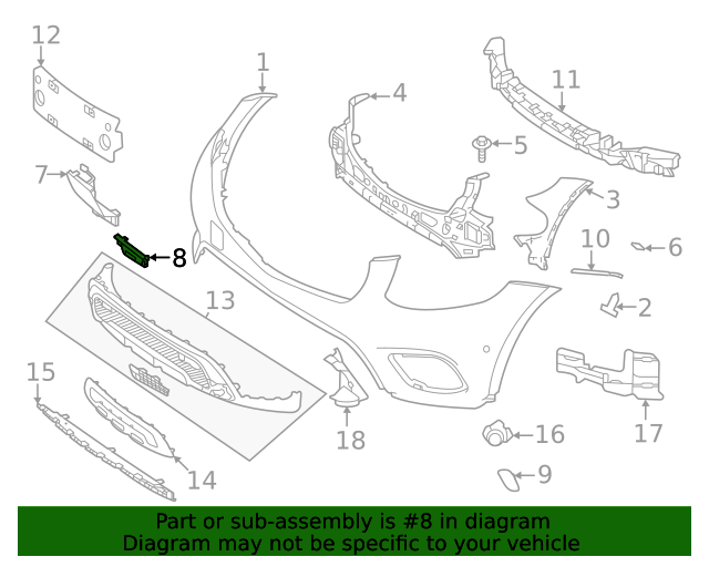 2020-2023 Mercedes-Benz Tow Eye Cap 253-885-45-06 | AutoNation Parts