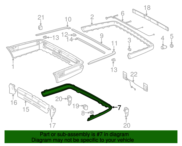 210-885-06-25 - Skirt For 1996-1999 Mercedes-Benz | Mercedes-Benz Parts ...