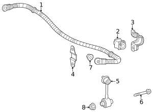 48832-0E210 - Bracket - 2020-2023 Toyota | OEM Genuine Toyota Parts