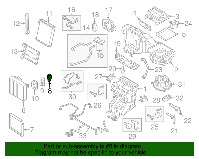 5Q0-816-679-B - Expansion Valve 2015-2023 Audi | Audi OEM Parts