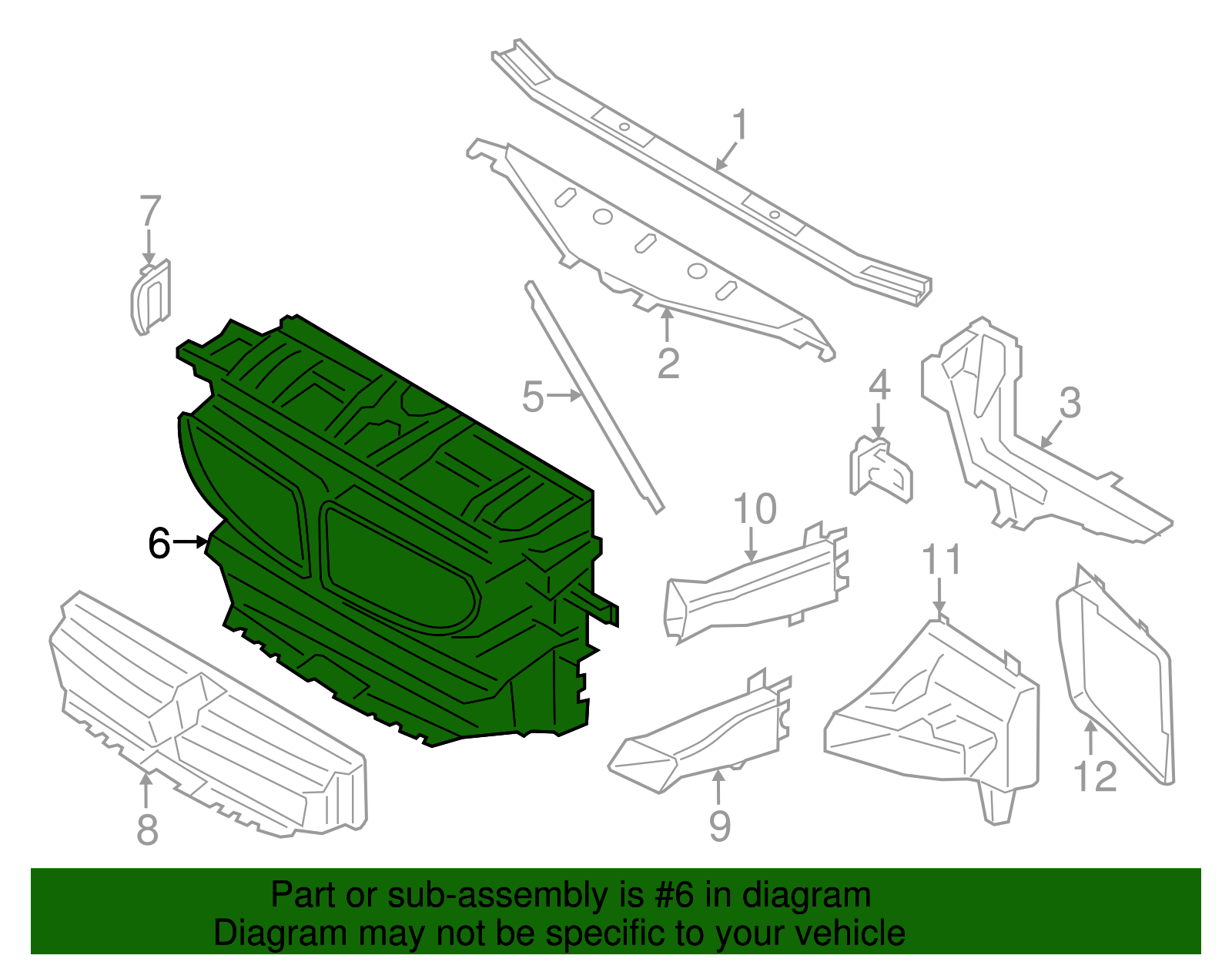 51748050540 - 2012-2019 BMW Air Duct (51-74-8-050-540) | BMW of South ...