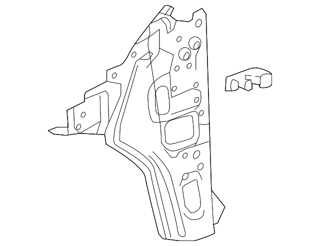 2017-2023 GM Driver Side Body Hinge Pillar Inner Panel 84220370 | Karl ...