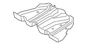 DG9Z-9B007-K 2013-2016 Ford Fuel Tank Shield | Fairway Ford Parts