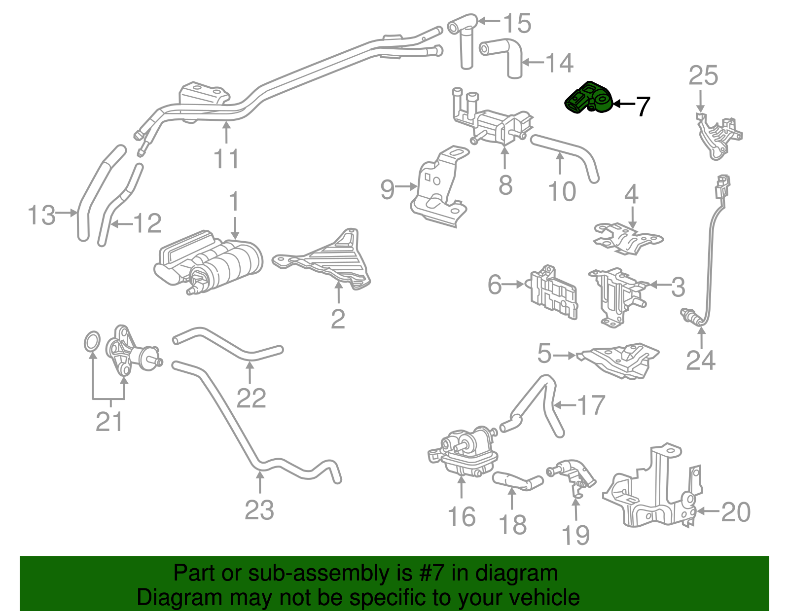37830-5AA-A02 - 2016-2025 Honda - Sensor Assembly Map | Genuine Honda Parts