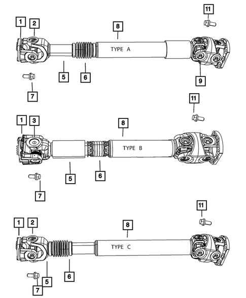 Propeller Shaft for 2007 Dodge Ram 3500 | Mopar Parts Online