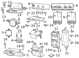 2019 Ram 1500 Lift-Gate Control Module 68276259AC | TascaParts.com