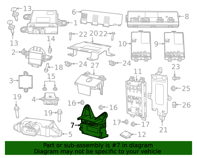 Transfer Case Control Module 68483992AC | TascaParts.com