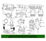2006-2022 Mopar Window Kit, Slider, Screw And Washer 6105098AA ...