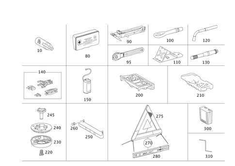Tools and Accessories for 2008 Mercedes-Benz ML 550 | Mercedes-Benz USA ...