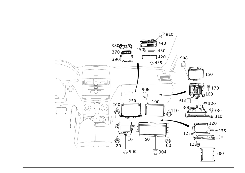 204-900-92-01 - Control Unit 2008-2015 Mercedes-Benz | Mercedes-Benz ...