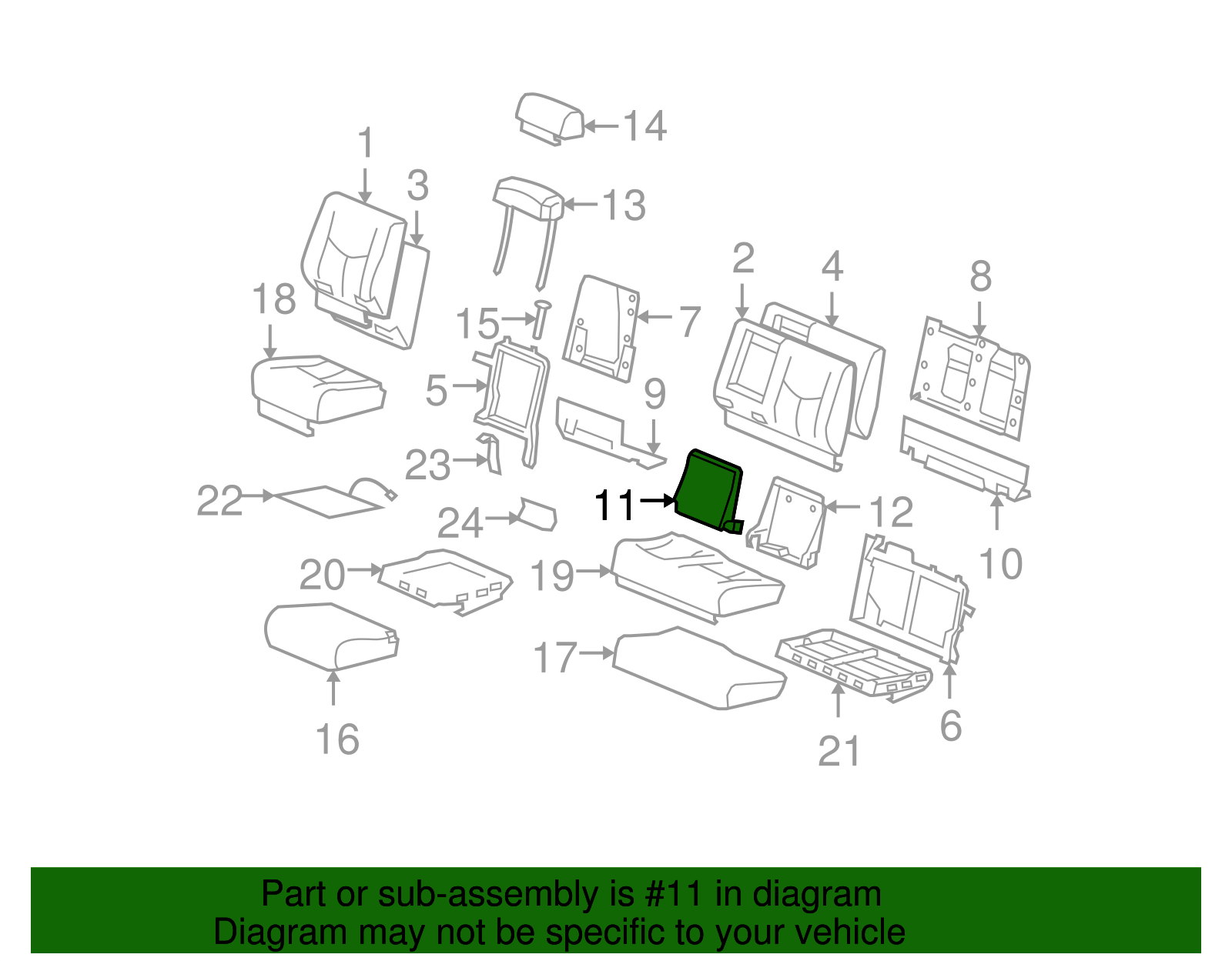19127650 - Armrest 2008-2009 Hummer H2 | Big 3 Auto Parts