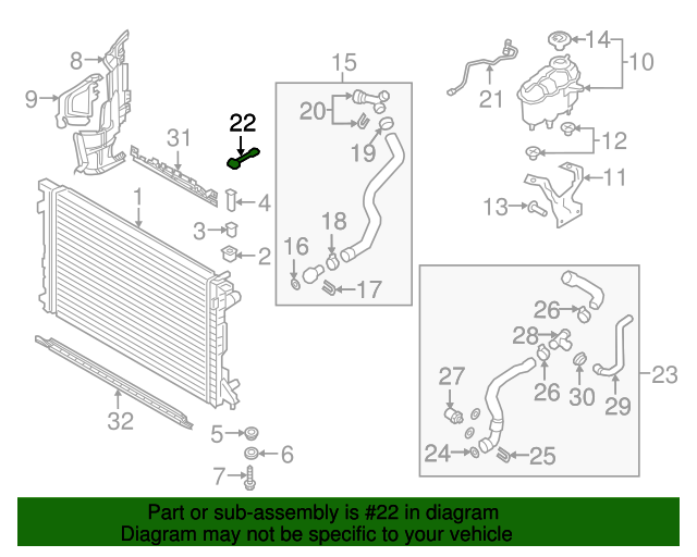 8W0-122-293-DL - Coupling Shaft 2017-2023 Audi | Audi OEM Parts