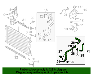 2017-2020 Audi Lower Hose 8W0-122-055-CB | OEM Parts Online
