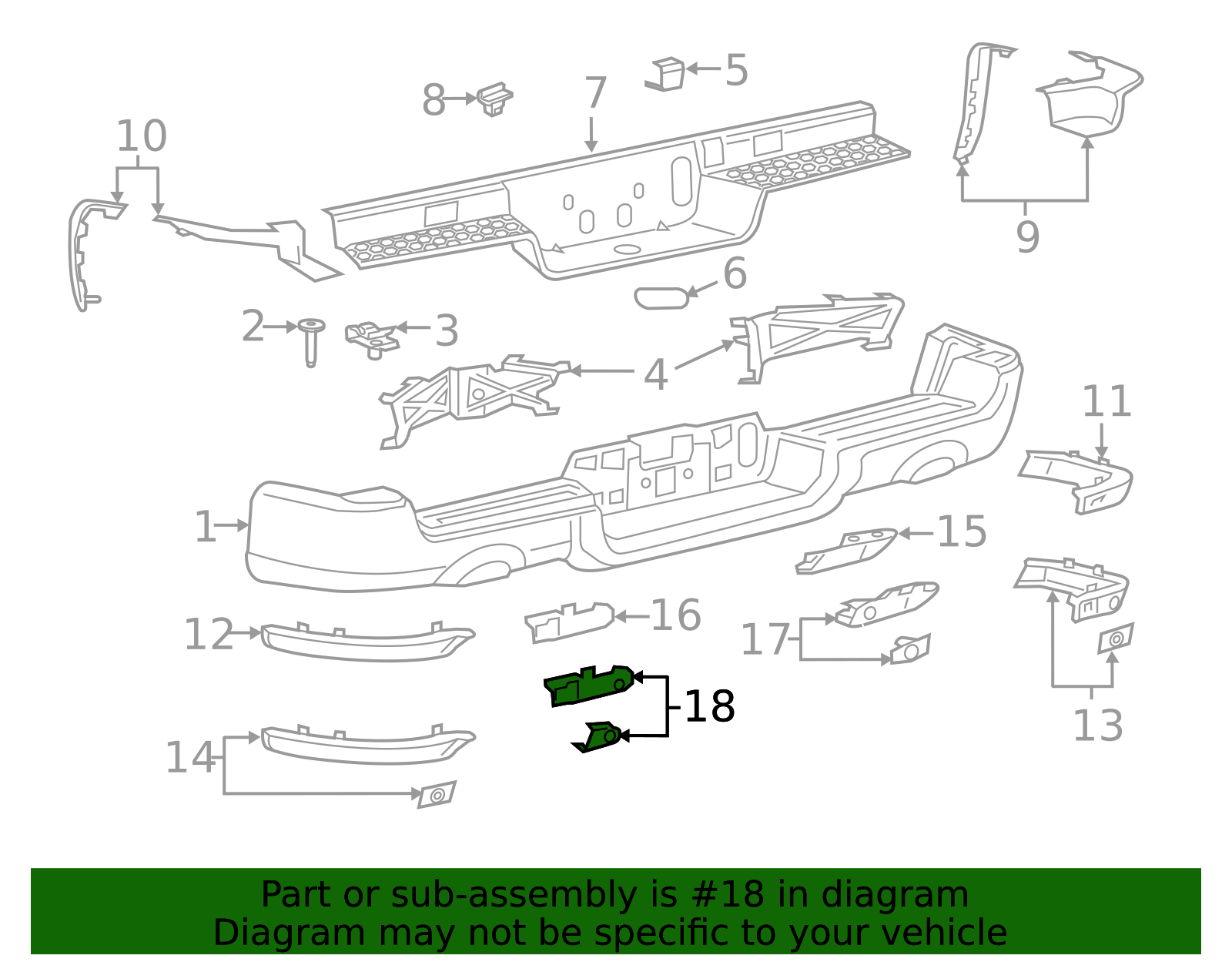 2019-2024 Ram 1500 Valance 68404401AB | Mopar Parts Canada