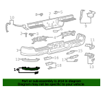 68299101AC - Valance - 2019-2022 Ram 1500 | Mopar Parts Canada