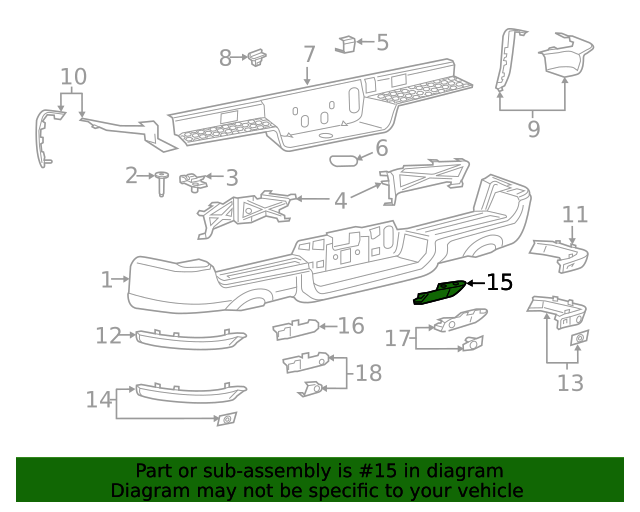 2019 Ram 1500 Valance Panel 68299094AB | TascaParts.com