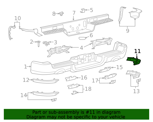 68299100AC - Valance - 2019-2023 Ram 1500 | Mopar Parts Canada