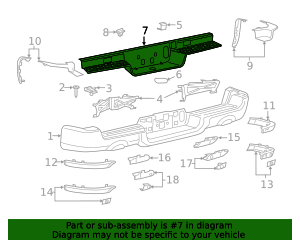 Step Pad-Rear Bumper 68299104AE | TascaParts.com