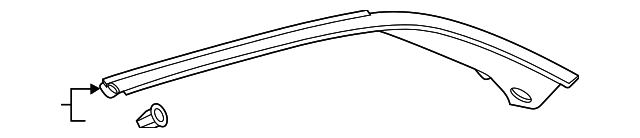 2018-2020 Buick Regal TourX Upper Molding 39180599 | GMPartsDirect.com