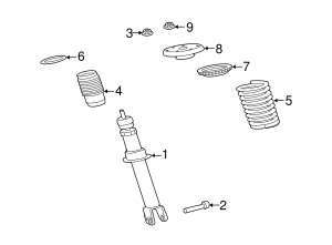 2007-2019 Jaguar Spring Upper Insulator C2D16903 | JaguarParts.com