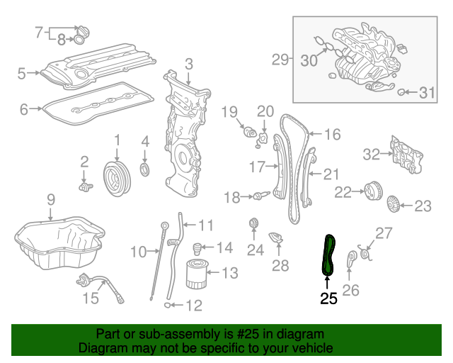 2001-2024 Toyota Chain 13507-28010 | OEM Parts Online
