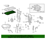2001-2015 Toyota Engine Valve Cover Gasket 112130h010 | Toyota Parts Center
