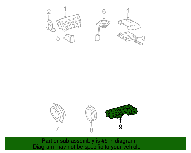 86150-0C020 - Speaker - 2007-2013 Toyota Tundra | OEM Genuine Toyota Parts