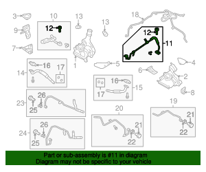 2010-2019 Ford Turbocharger Oil Line GB5Z-9T516-A | OEM Parts Online
