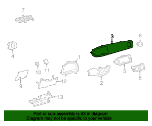 2015-2017 Toyota Yaris Finish Panel 55470-0D090-B2 | Toyota Parts Center