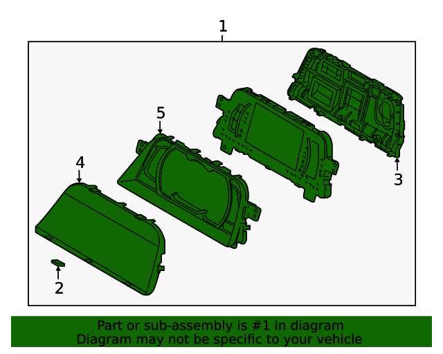 2020-2021 Hyundai Ioniq Instrument Cluster 94011-G7820 | OEM Parts Online