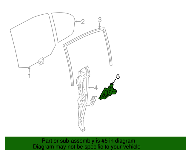 51337271564 - 2011-2016 BMW Window Motor (51-33-7-271-564) | BMW of ...
